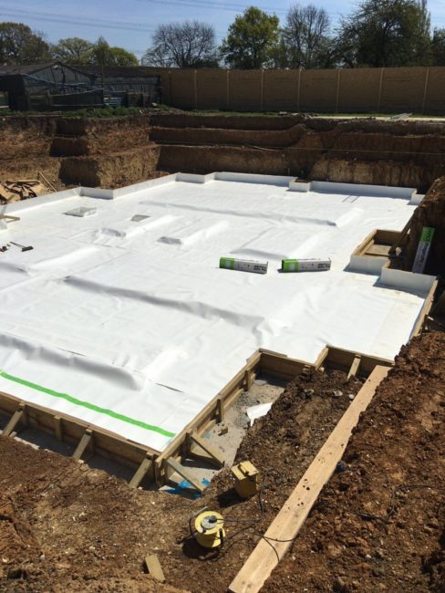 New Build Basement, Chelmsford - CCL Waterproofing